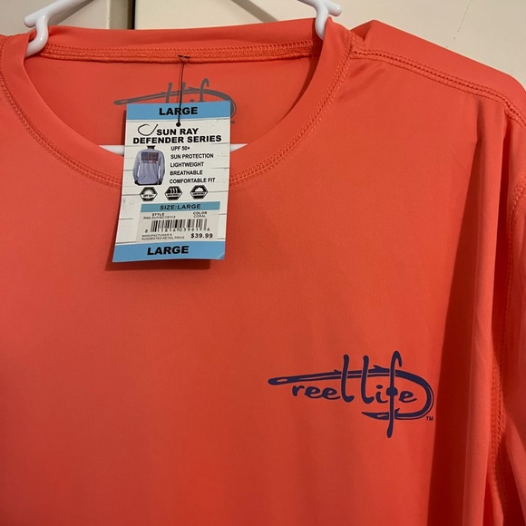 reel life | Shirts | Sun Ray Defender Series Upf 5 Sun Protection ...